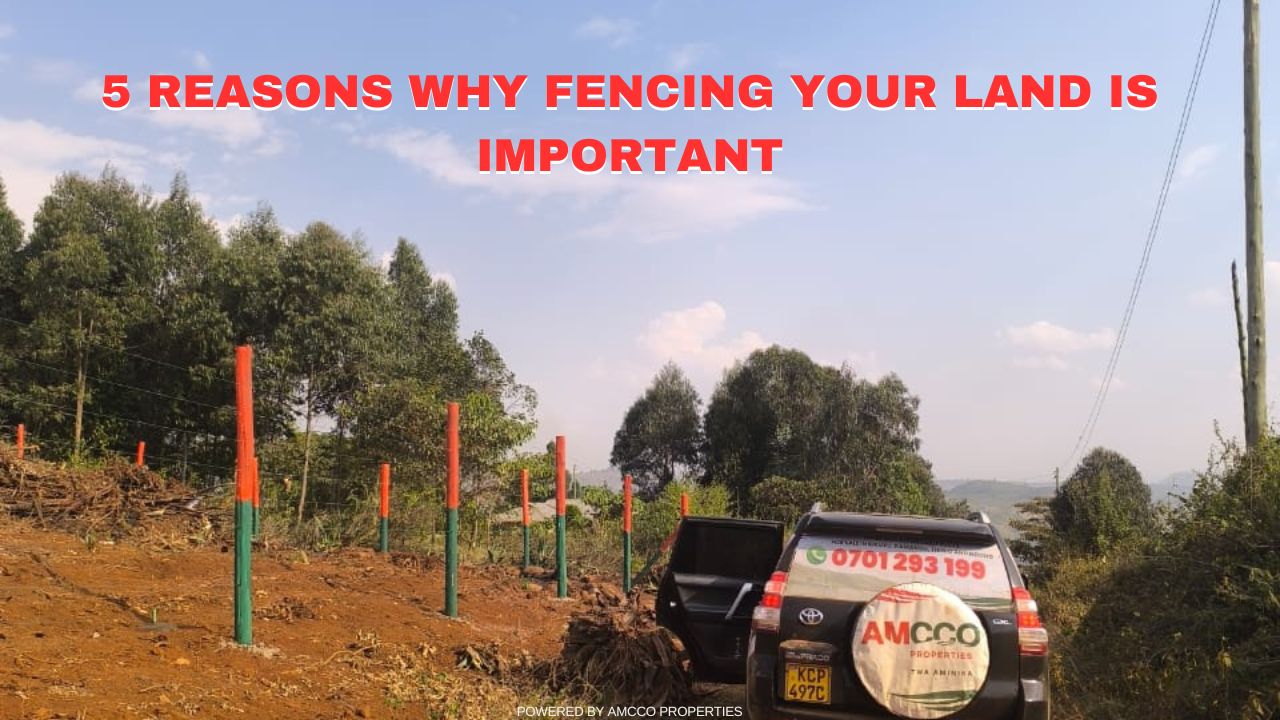 5 Reasons Why Fencing Your Land Is Important - Amcco Properties Limited