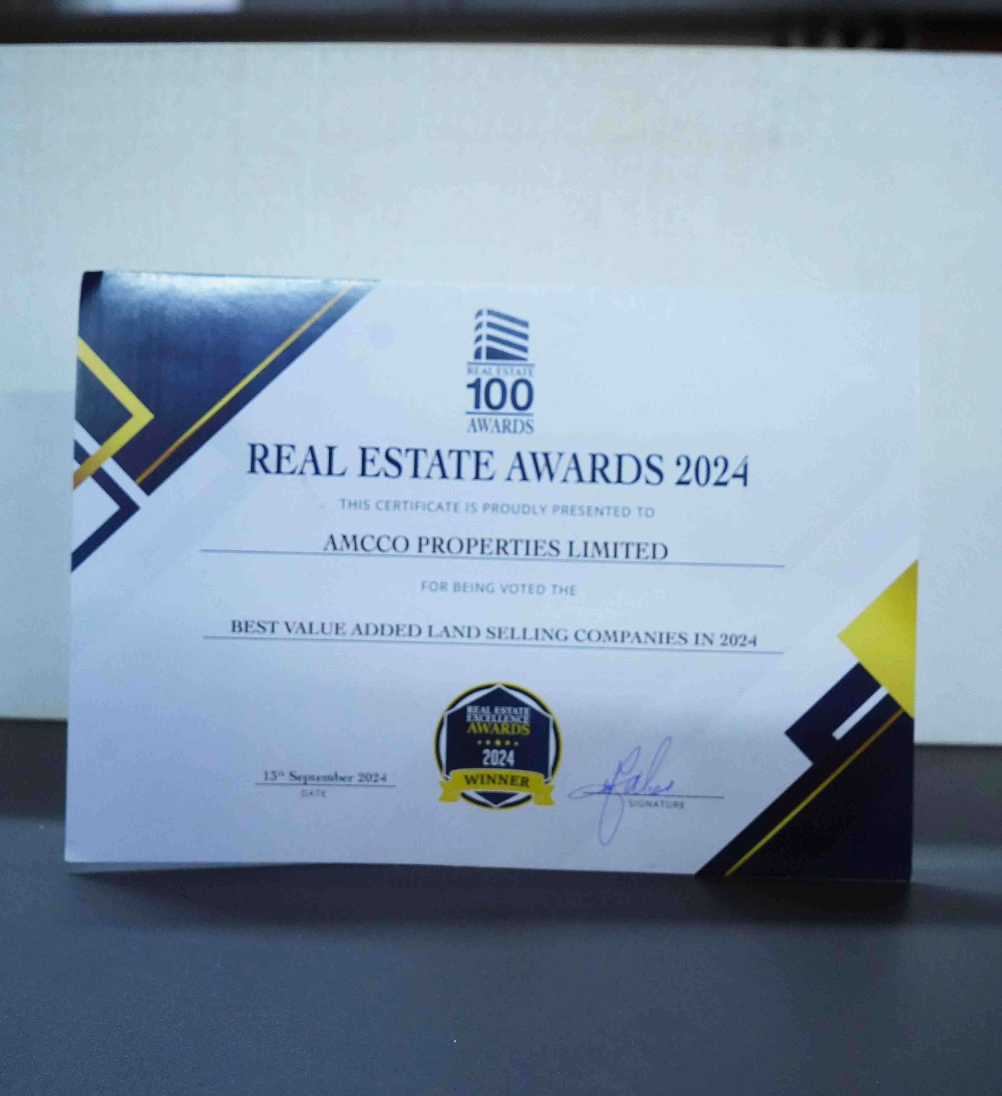 Here Are The Titles Issued And Awards We've Received. - Amcco ...